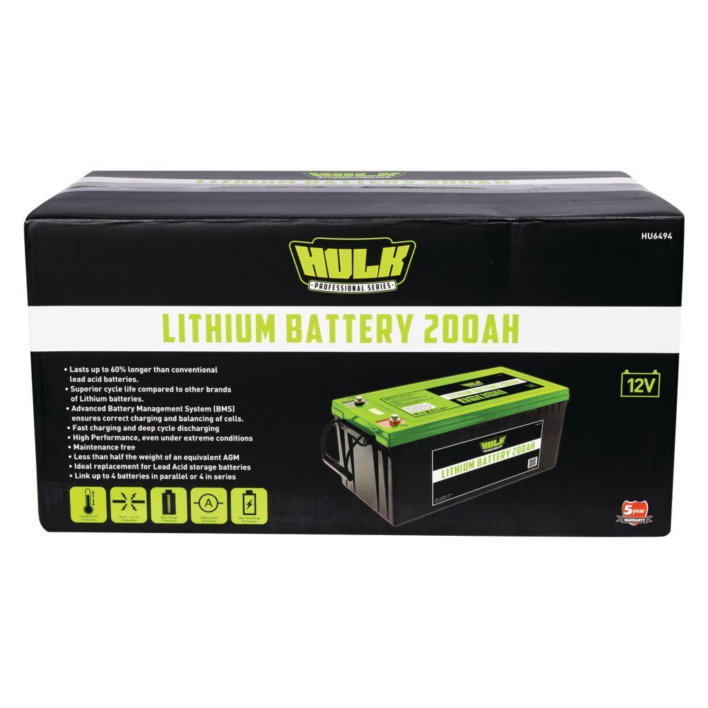 HULK Pro 200Ah Lithium Battery Lifepo4 12V – PPD Performance