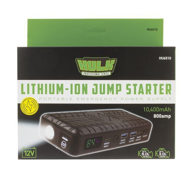 Lithium-Ion Jump Starter - 10,400mAh - 800 Amp – PPD Performance