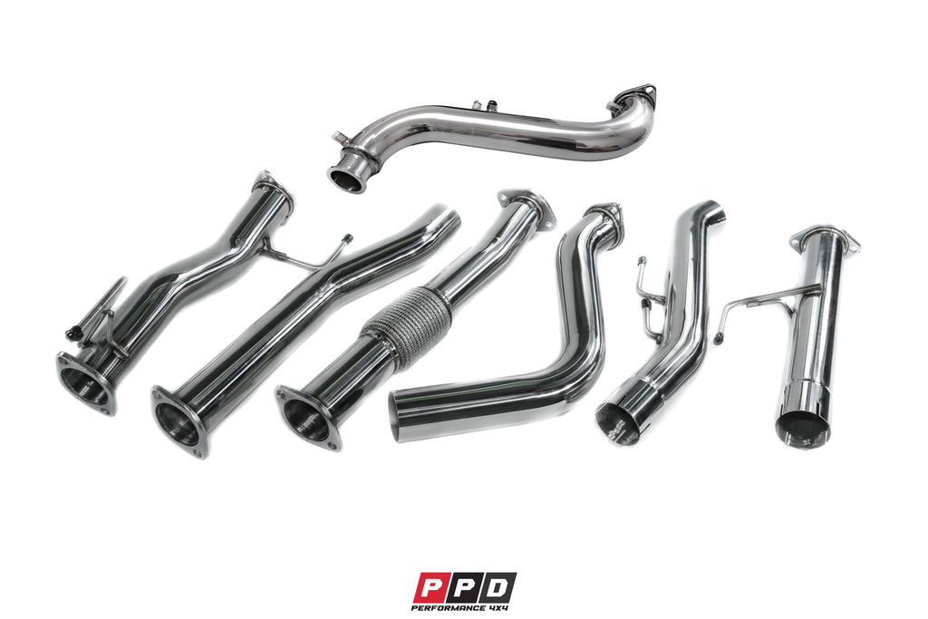 Isuzu D-MAX (2022-2025) 3L 4JJ3 Turbo Diesel 3" Stainless Turbo Back Exhaust – PPD Performance