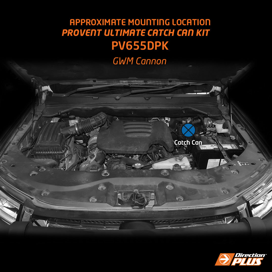 GWM Cannon (2020-2025) PROVENT Catch Can Oil Separator Kit - PV655DPK – PPD Performance