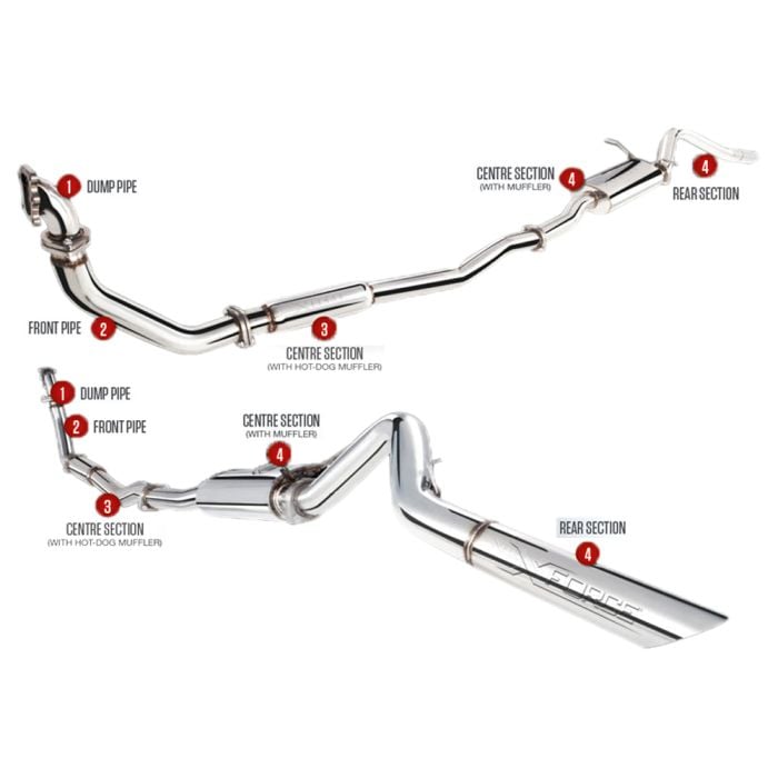 NISSAN NAVARA D22 3.0L TURBO DIESEL (1997-2009), 3" Stainless Steel ...