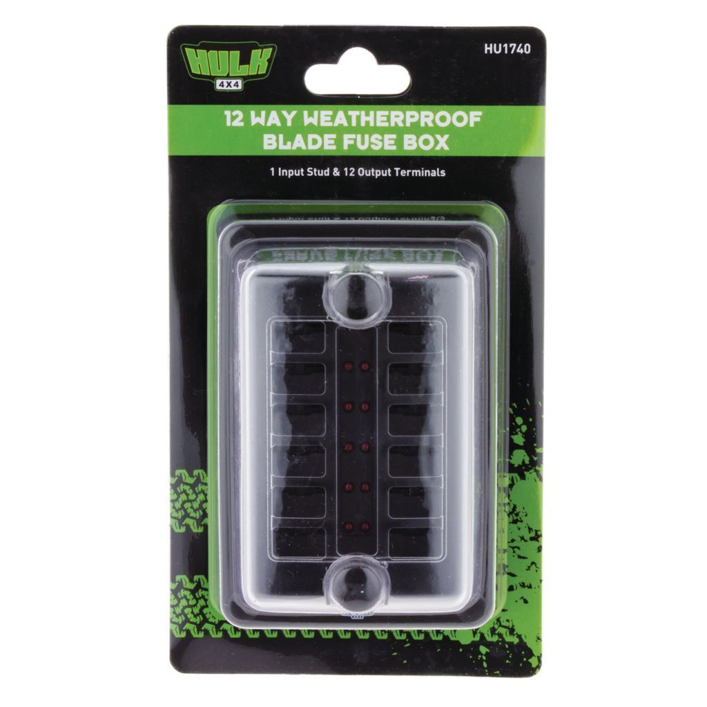 HULK 4x4 12 Way Weather-Proof ATS Blade Fuse Box w/ LEDs – PPD Performance