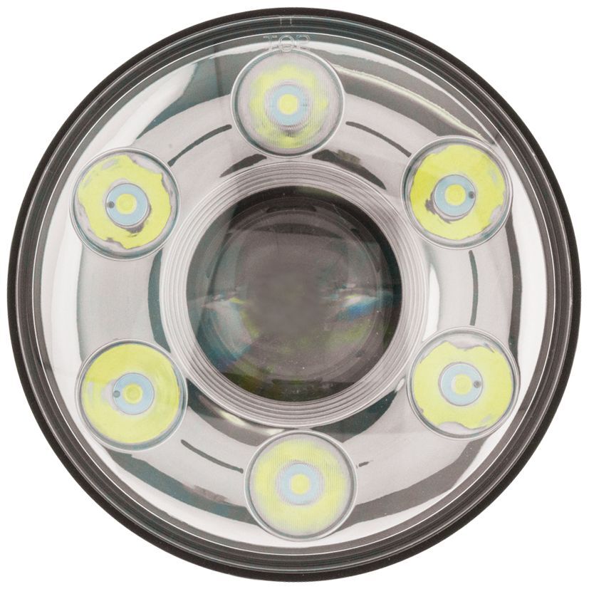 Ignite 7 Inch Round Led Head Light - Chrome Fascia – PPD Performance