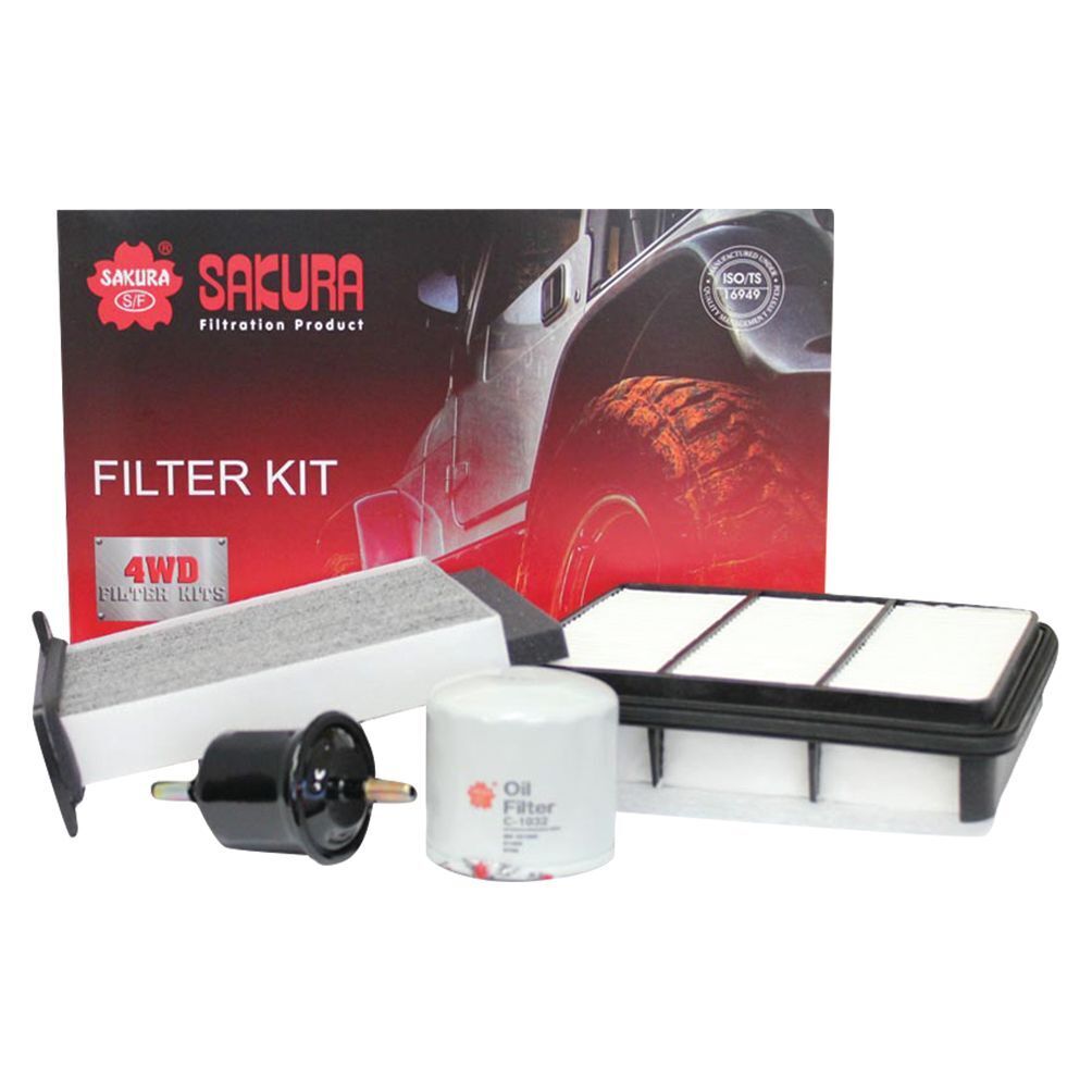 Mitsubishi Triton (2005-2015) Sakura Filter Kit Oil Air Fuel Mitsubish ...