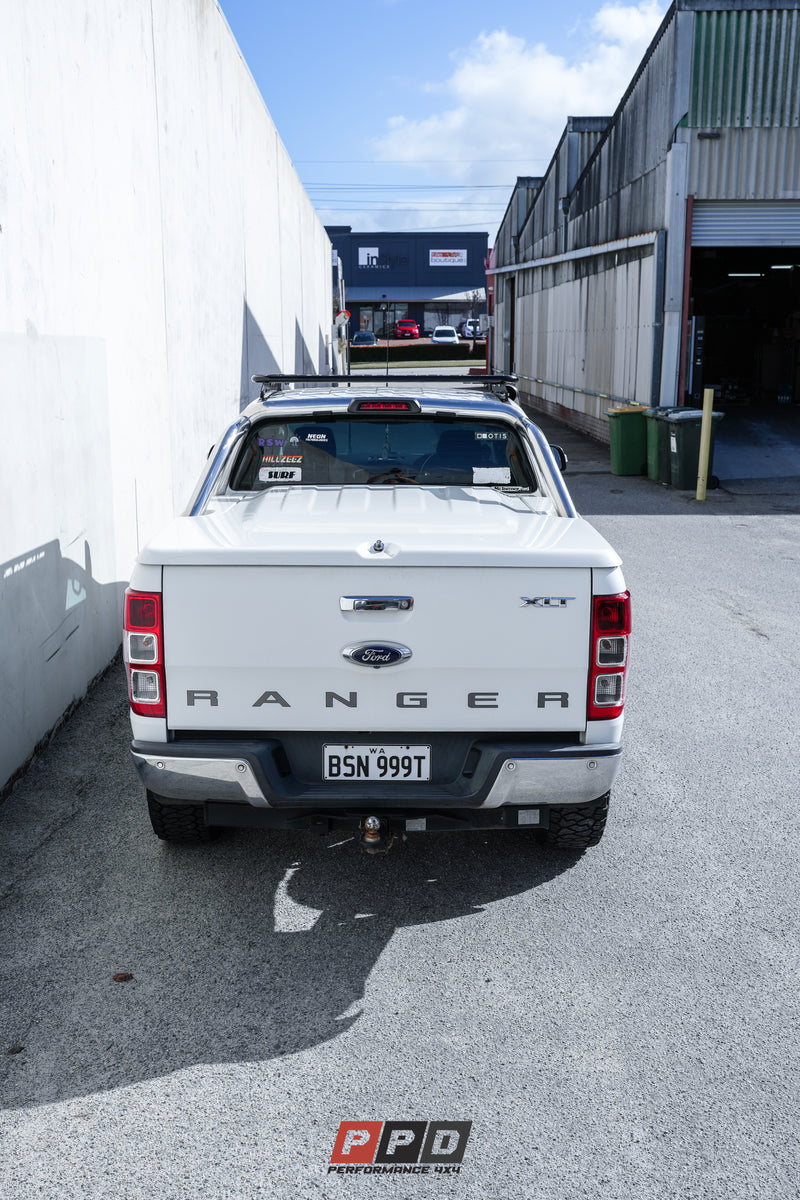 Ford Ranger (2011-2017+) PX PXII PXIII FLAT STYLE Dual Cab Roof Rack ...