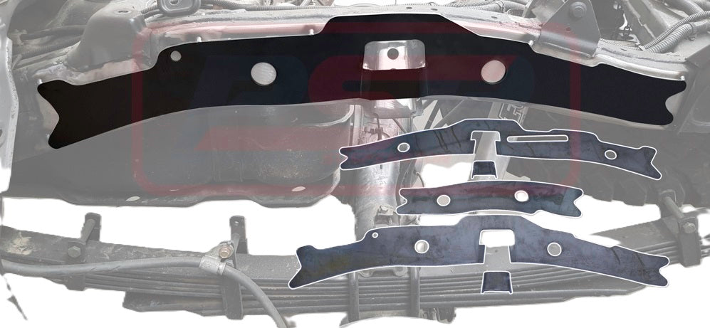 Toyota Hilux (2015-2024) PSR N80 16-on Weld On Chassis Brace Kit (5 Pl ...