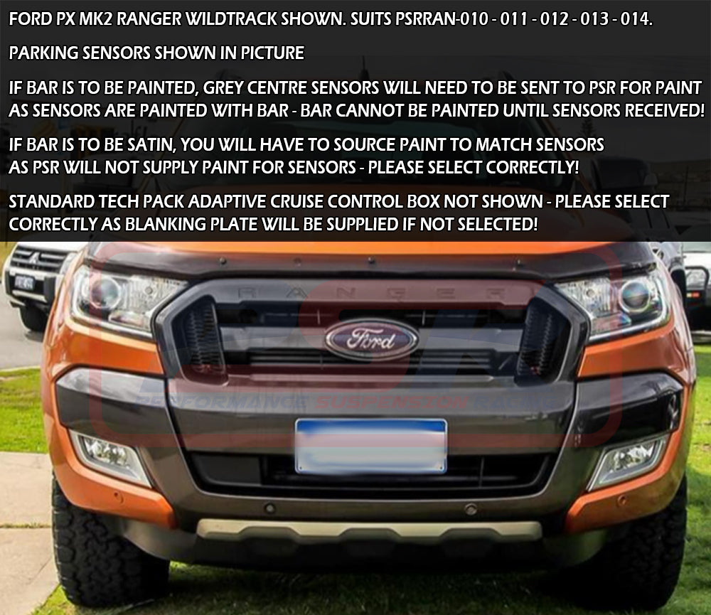 Ford Ranger (2015-2018) PSR PX MK2 8/2015-7/2018 Ambush Triple Hoop Bu ...