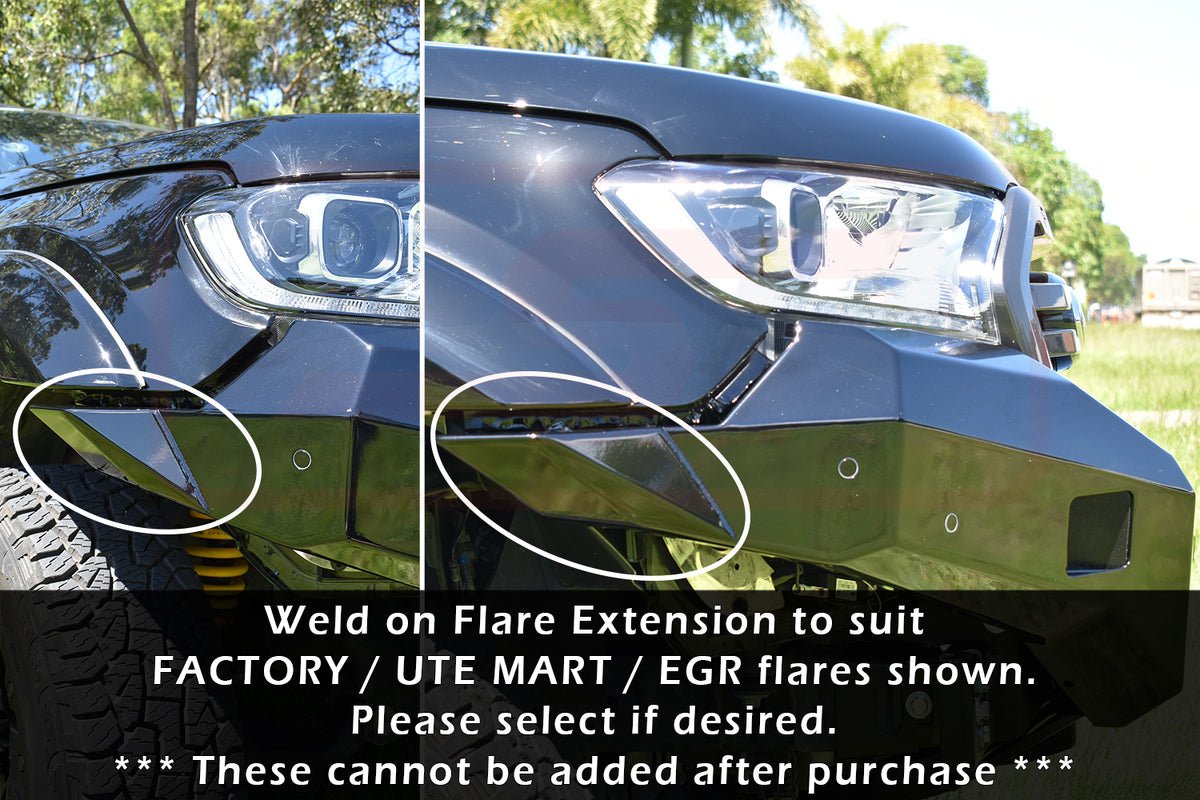 Ford Ranger (2018-2021) PSR PX MK3 8/2018-ON Ambush Single Hoop Bullba ...
