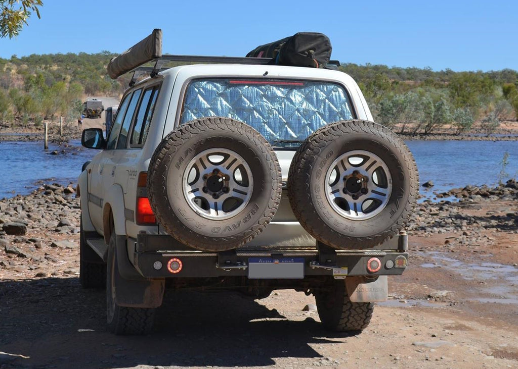 Toyota Landcruiser 80 Series (1990-1998) Outback Accessories Rear Bar ...