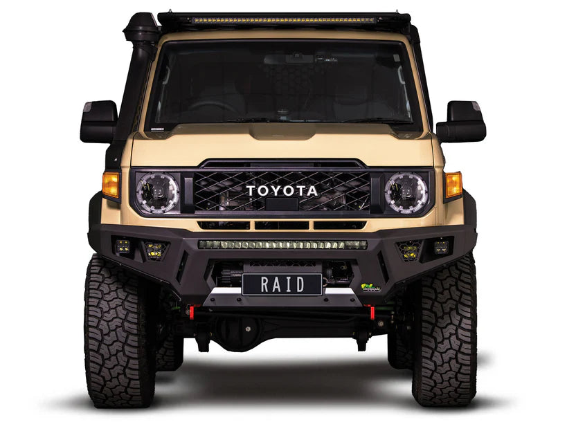 Toyota 70 Series Landcruiser (2024-) Ironman Raid Bullbar – PPD Performance