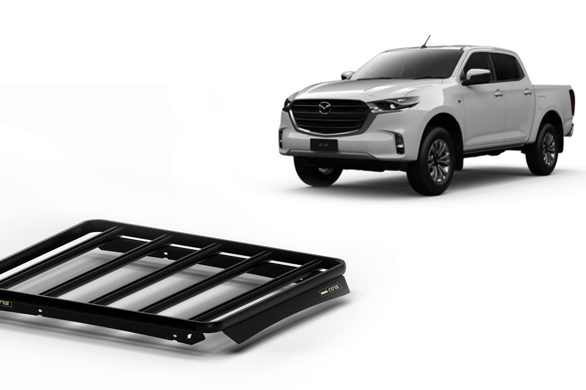 Isuzu D-MAX (2020-2025) Dual Cab Wedgetail Platform Roof Rack ...