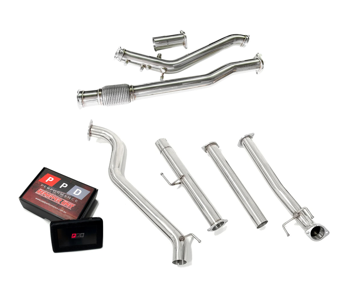 Toyota Hilux (2015-2025) 2.8L N80 DPF-Delete Exhaust & Tune Upgrade Pa ...