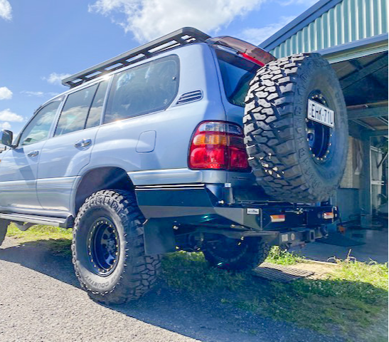 Toyota Landcruiser 105 Series (1999-2022) Rear Bar The Cruiser Company ...