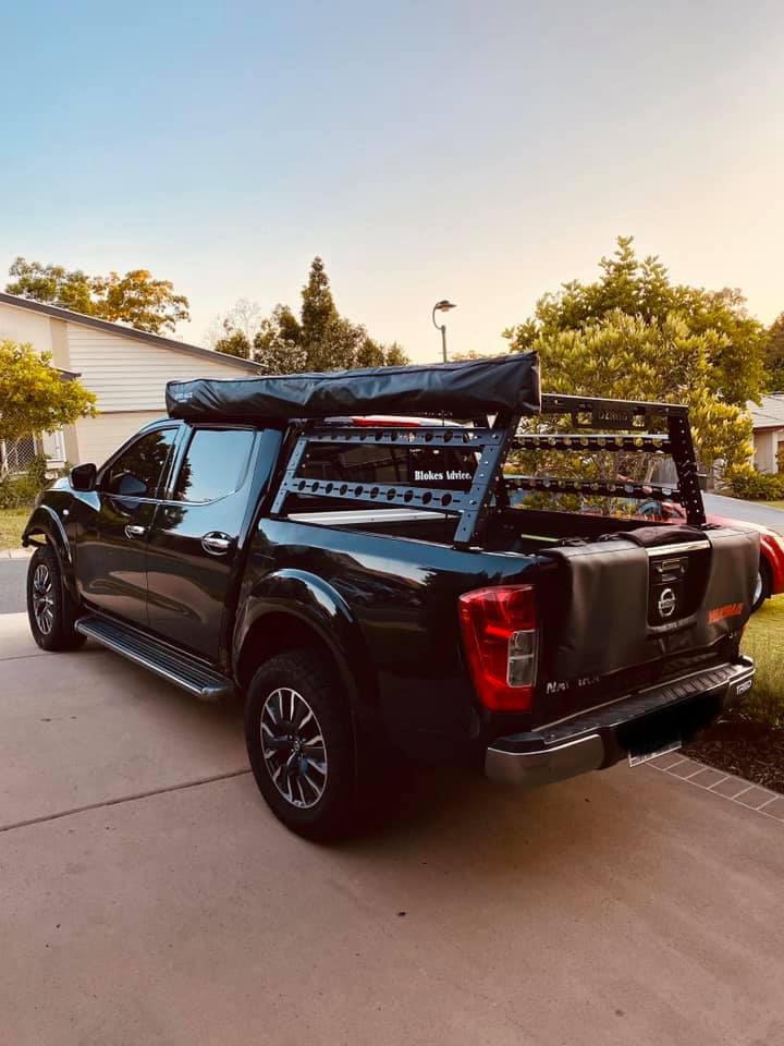 Nissan Navara (2015-2020) OzRoo Tub Rack - Half Height & Full Height ...