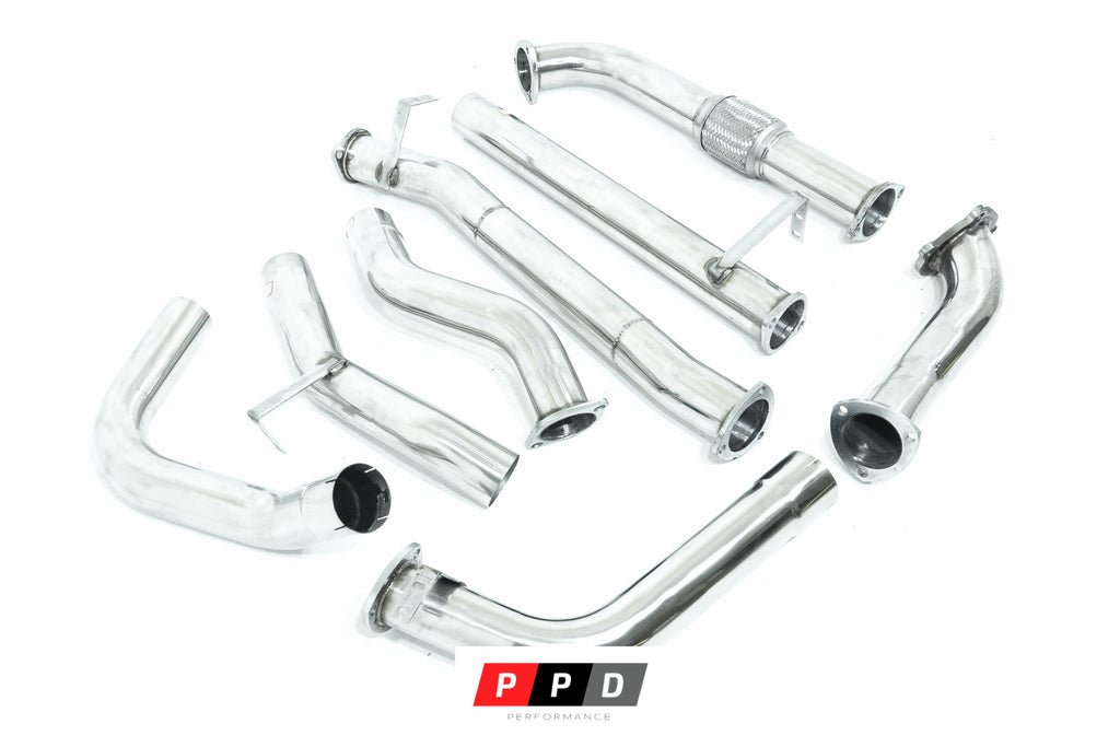 Toyota Landcruiser (1999 - 2007) 79 Series HDJ79 4.2L 3" Stainless ...