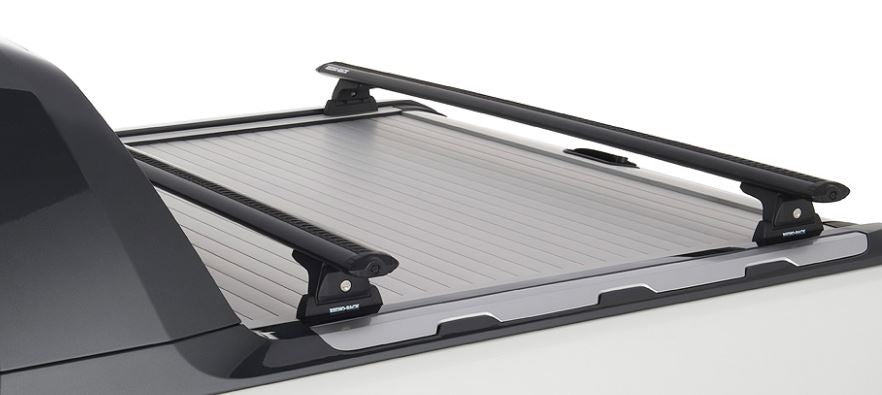 RHINO-RACK - VORTEX RLT600 BLACK 2 BAR TUB RACK - Ford Ranger Wildtrak ...