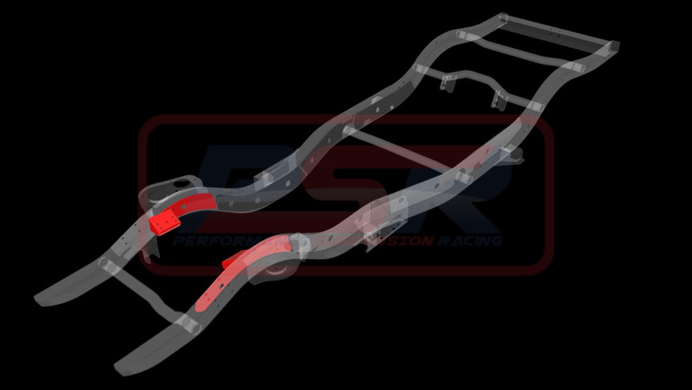 Nissan Patrol (1988-1997) PSR GQ-GU Chassis Side Weld On HD Engine Mou ...