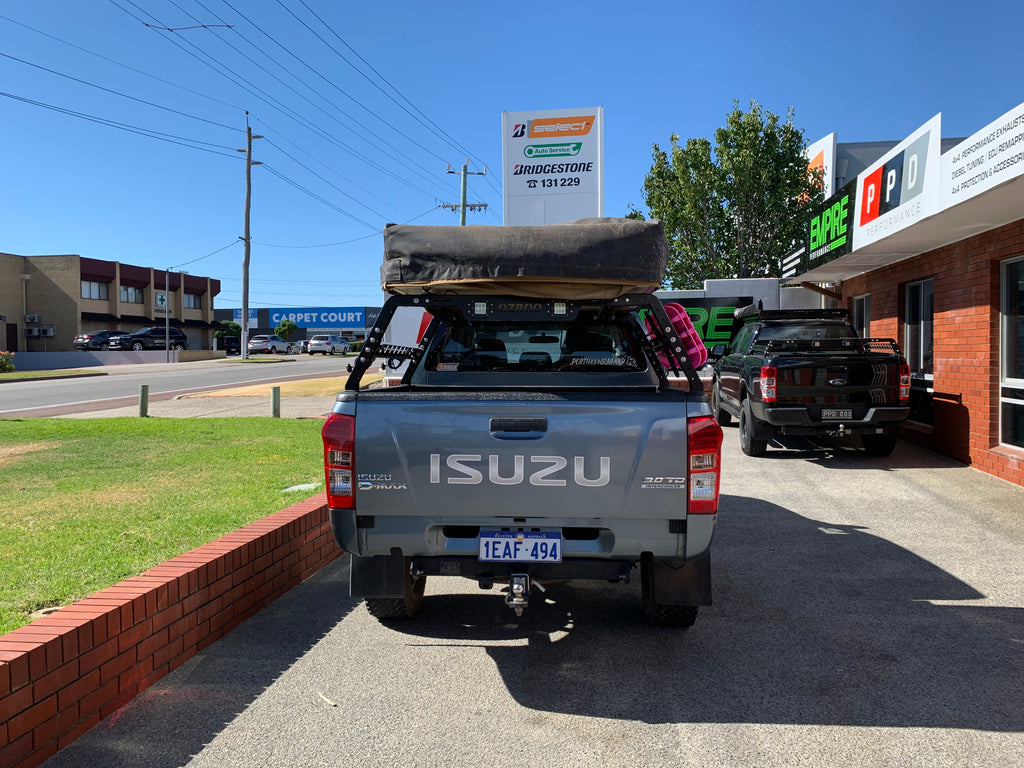 Isuzu D-Max (2012-2022) OzRoo Tub Rack - Half Height & Full Height ...