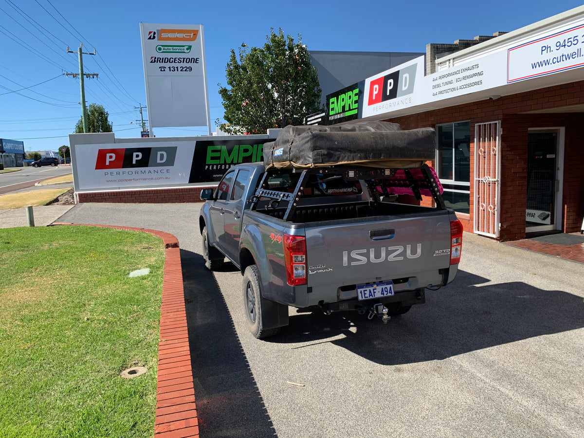 Isuzu D-Max (2012-2024) OzRoo Tub Rack - Half Height & Full Height ...