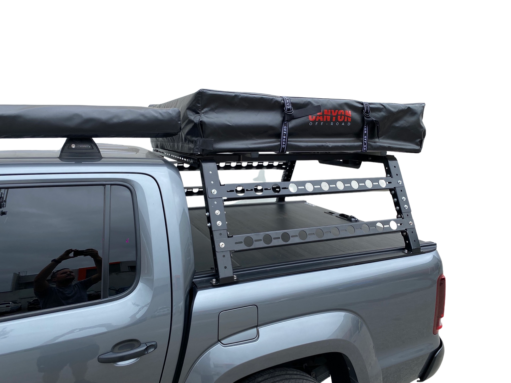 Rooftop Tent & Tubrack Package - 2 Person Soft Shell Tent (Short Style ...