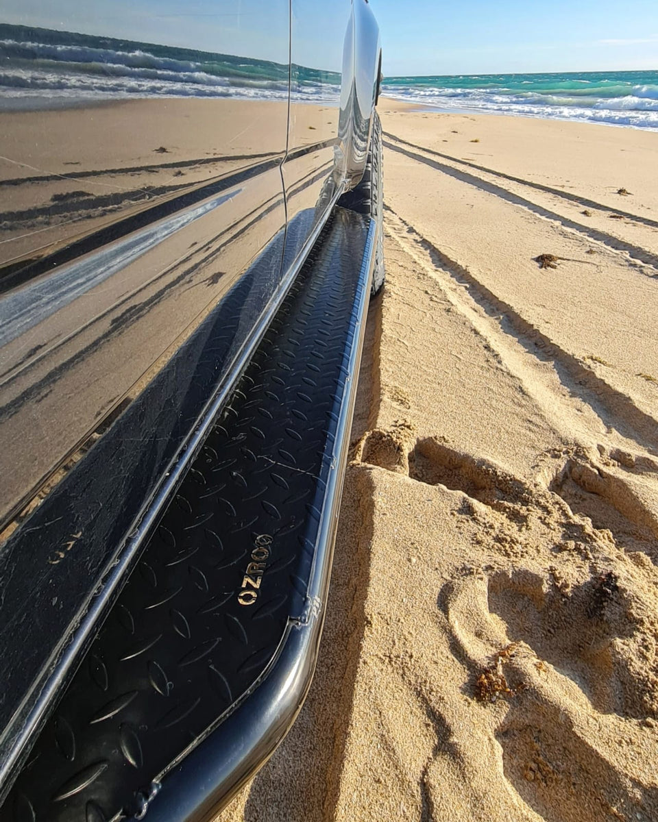 Isuzu D-MAX (2012-2019) High Tensile Steel 4x4 Rock Slider Side Steps ...