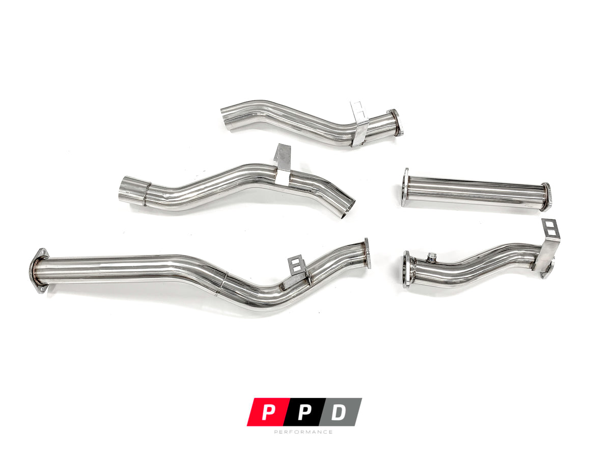 Toyota Landcruiser 79 Series (2016+) VDJ79 V8 TD DPF Back Stainless St ...