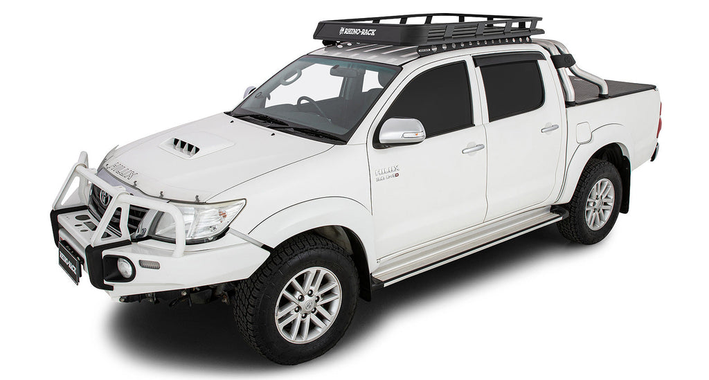 Toyota Hilux (2005-2015) Rhino-Rack Backbone & Pioneer Platform Tray T ...