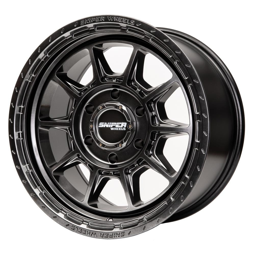Toyota Hilux SNIPER Recon 17" Wheels to suit GUN (2015+) - Extra HD Ra ...