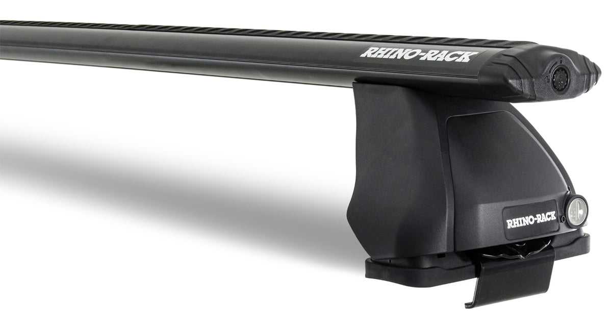 Nissan Navara (2006-2015) D40 (Vortex 2500 Black 2 Bar Roof Rack JA401 ...
