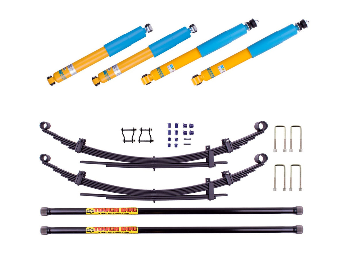 Nissan Navara (1997-2015) D22 50mm suspension lift kit - Bilstein B6 ...