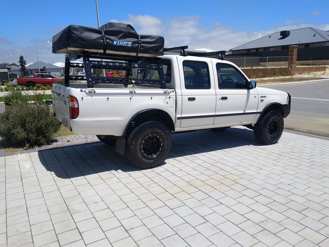 Isuzu D-Max (2007-2012) OzRoo Tub Rack - Half Height & Full Height ...