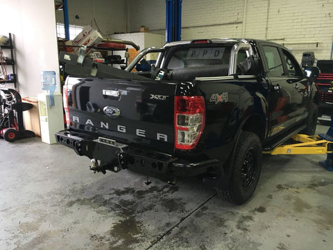 Ford Ranger Side Steps - High Tensile Steel 4x4 Rock Sliders PX PXII ...